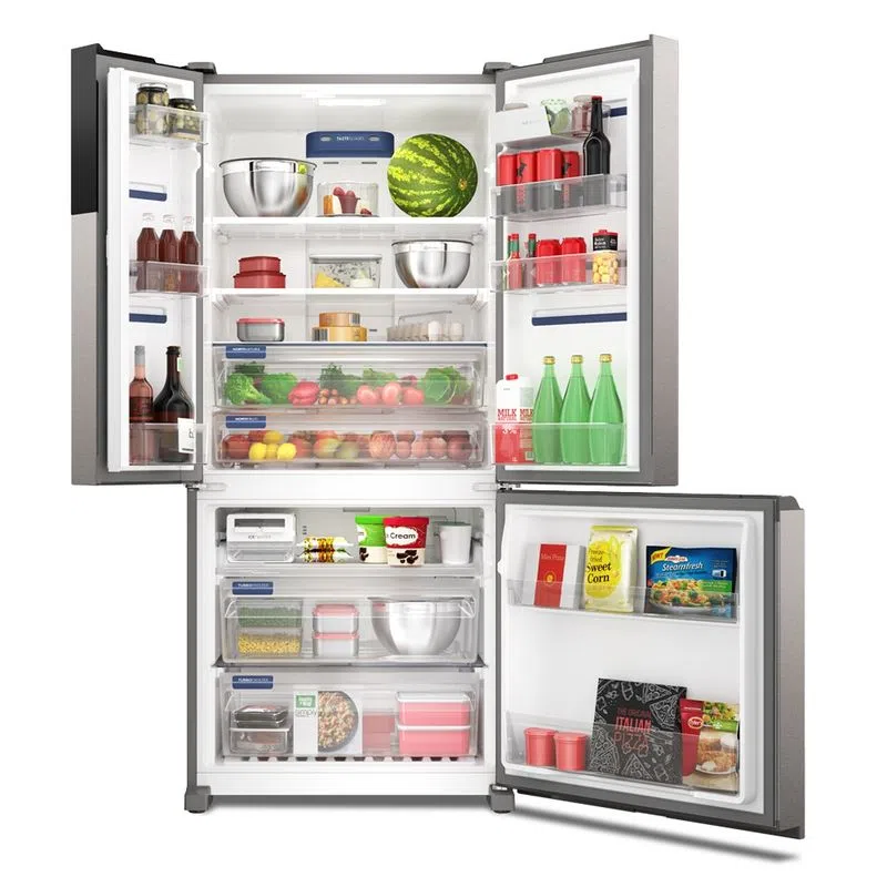 Nevecón Electrolux IM8S - Nevera French Door de 590Litros Gris